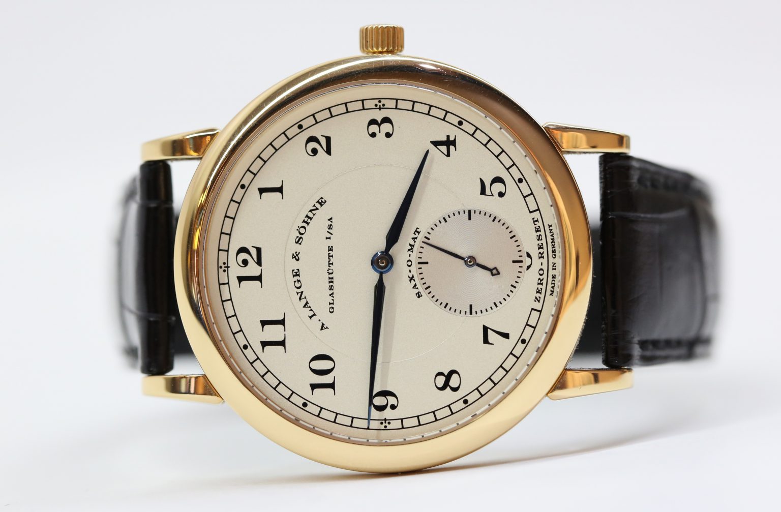 A. Lange & Sohne 1815 Automatic Sax-O-Mat Zero Reset in 18ct Rose Gold ...