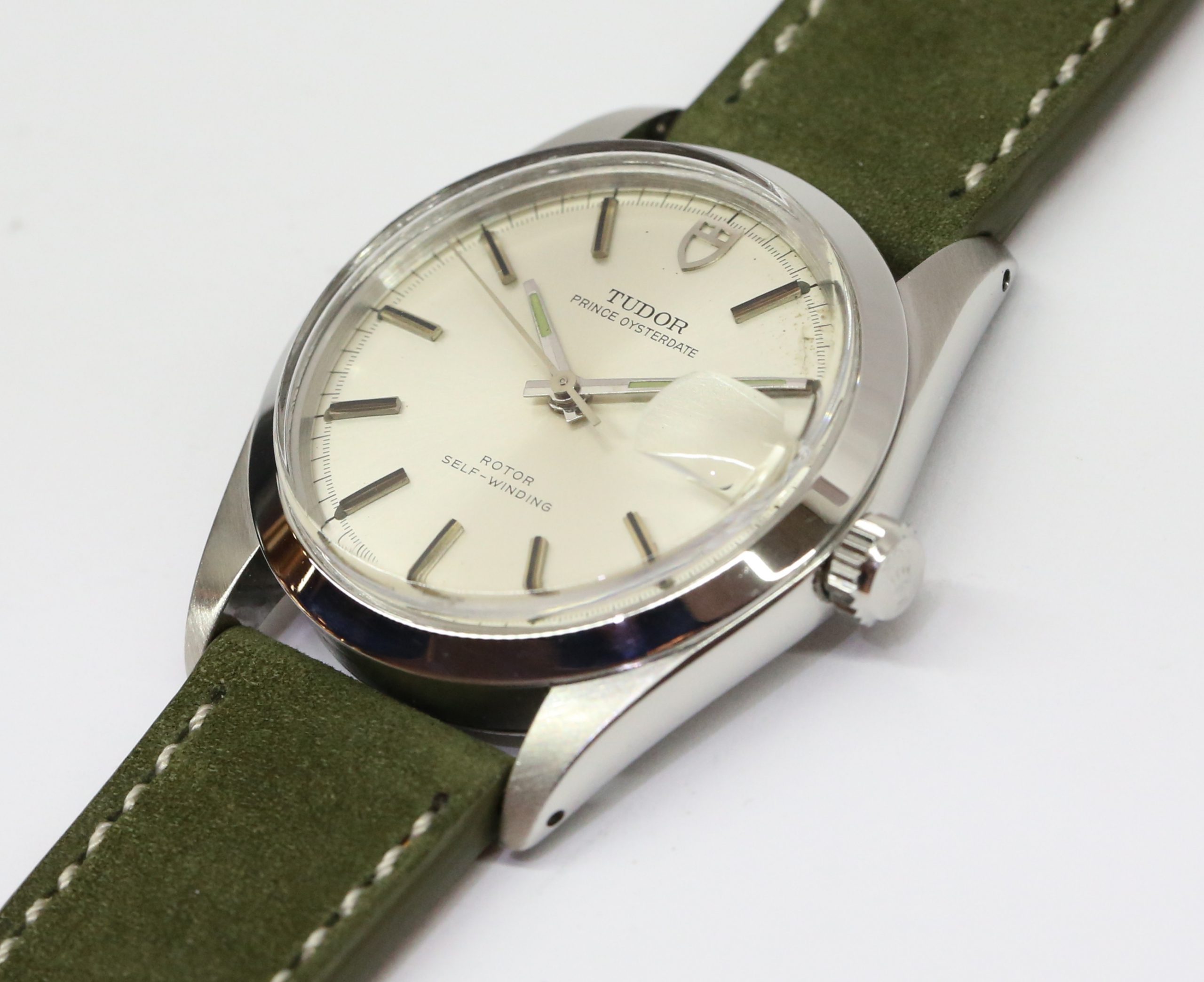 Tudor Prince OysterDate, Vintage, in stainless steel, Silver index dial ...