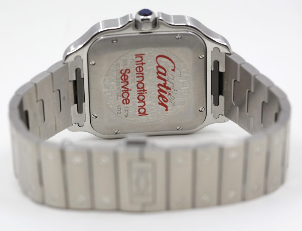 Cartier Santos de Cartier Watch, Large model, in Stainless Steel ...