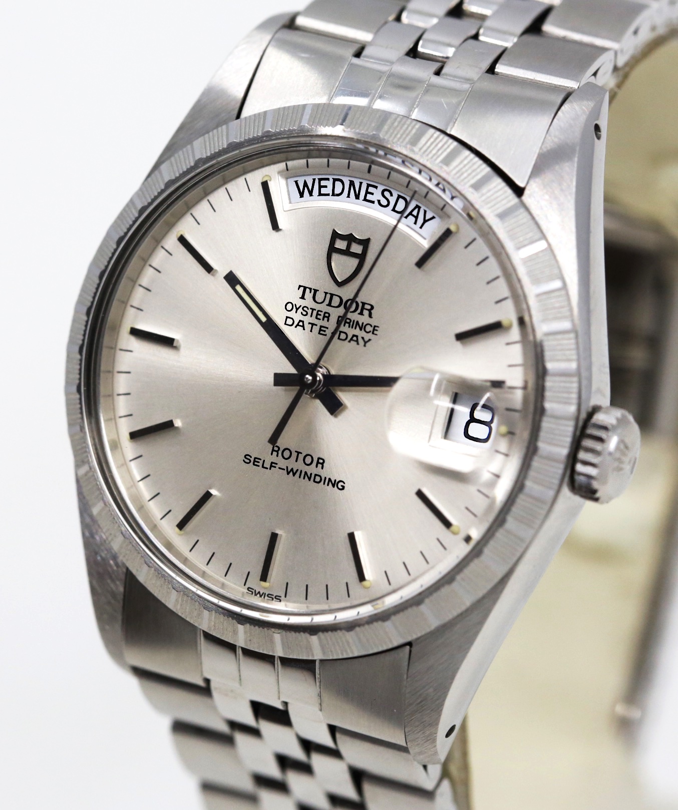 Tudor Oyster Prince Date-Day, in Stainless Steel, Silver Index Dial on ...
