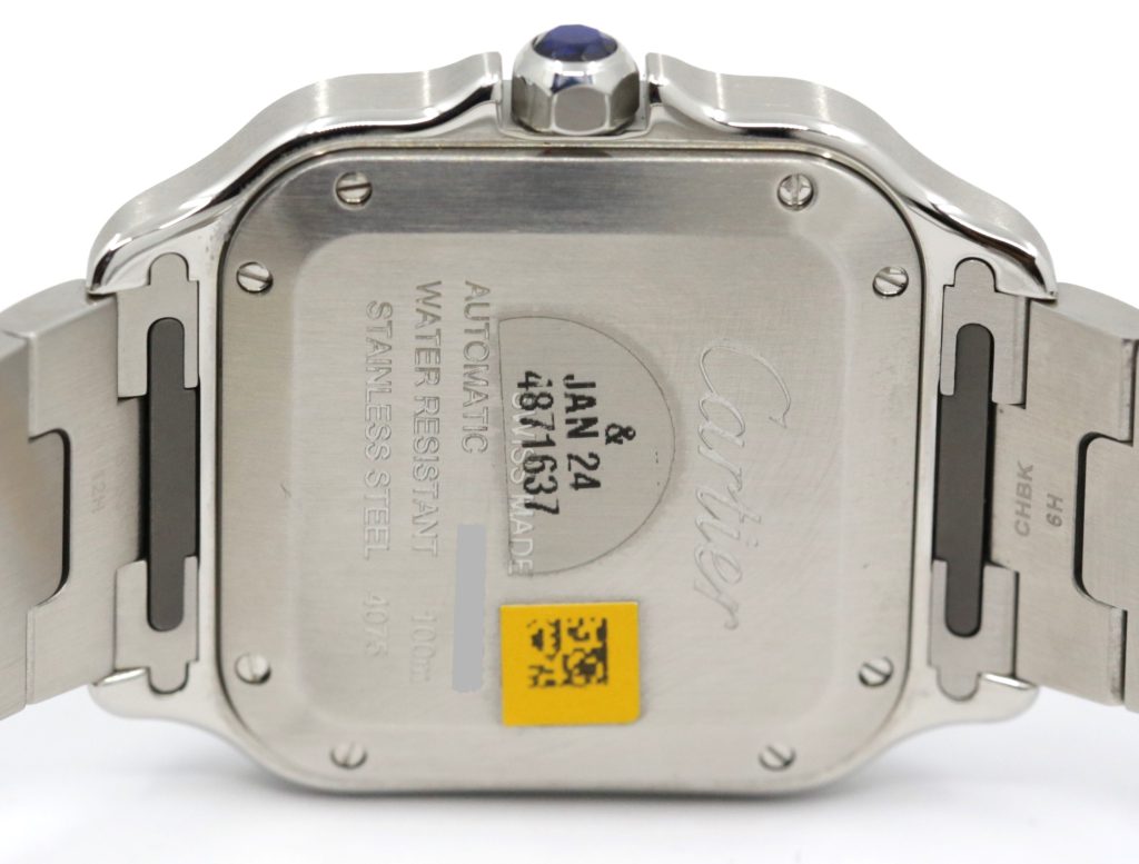 Cartier Santos De Cartier Watch, Medium Model, in Stainless Steel ...