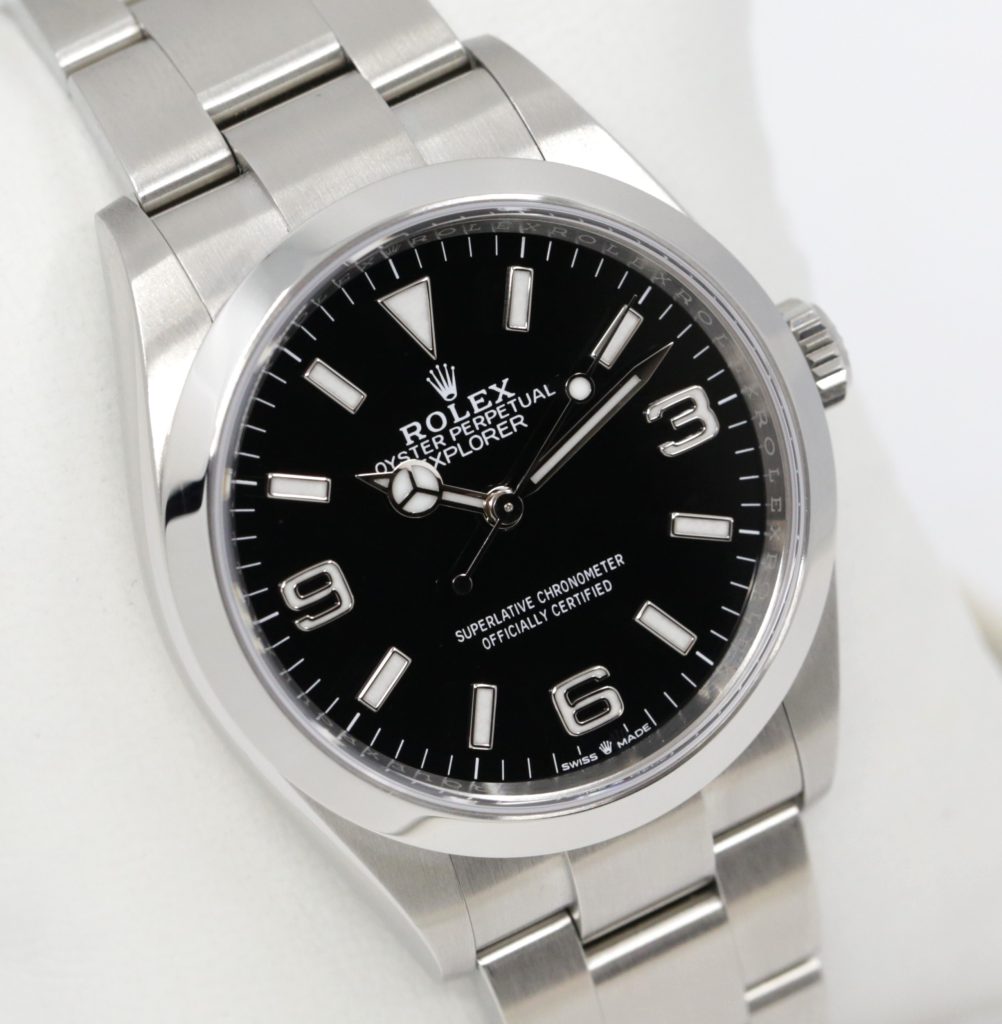 Rolex Explorer 1, 36mm, in Stainless Steel, Black 3, 6, 9 Dial, on ...