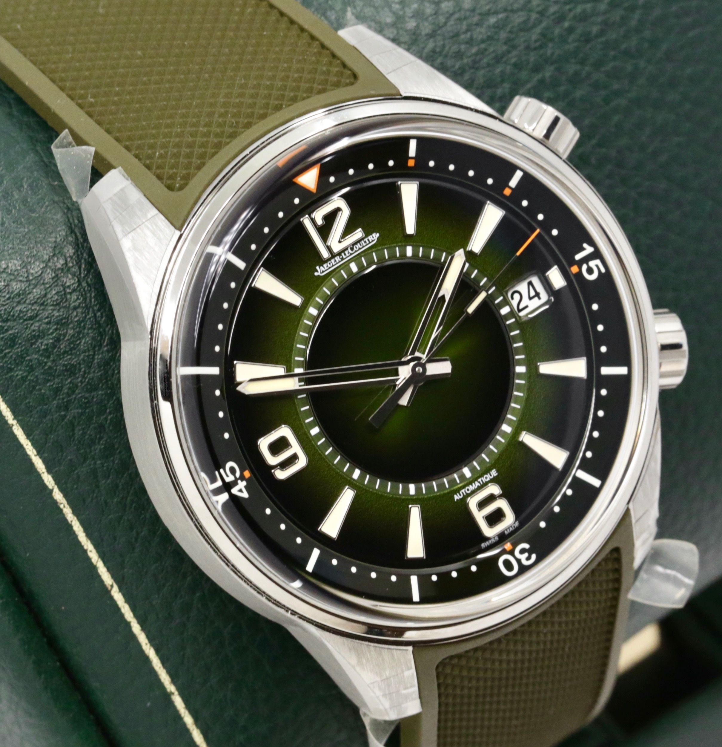 Jaeger-LeCoultre Polaris Date Green lacquer Dial, Boutique Exclusive in ...