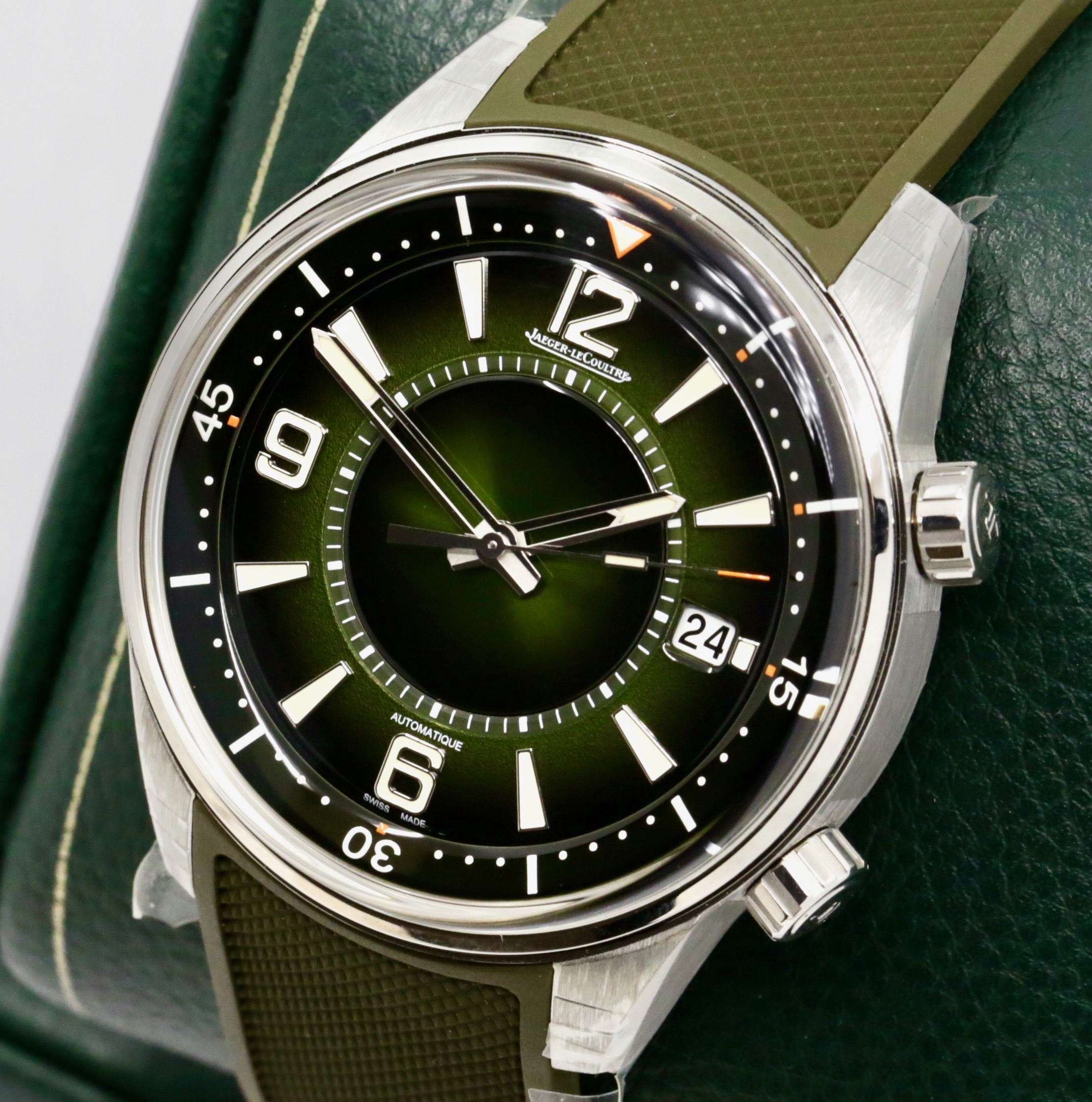 Jaeger-LeCoultre Polaris Date Green lacquer Dial, Boutique Exclusive in ...