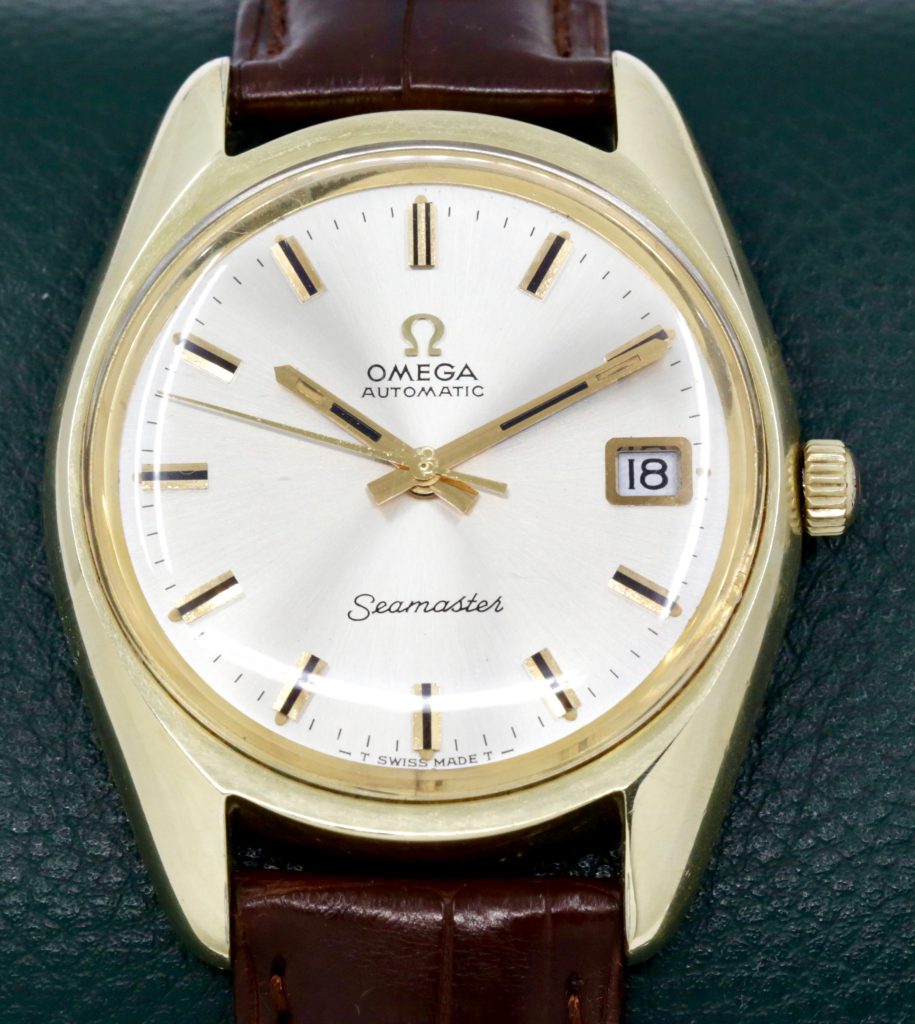 Omega Seamaster Automatic with Date, Gold Capped Case, Silver Index ...