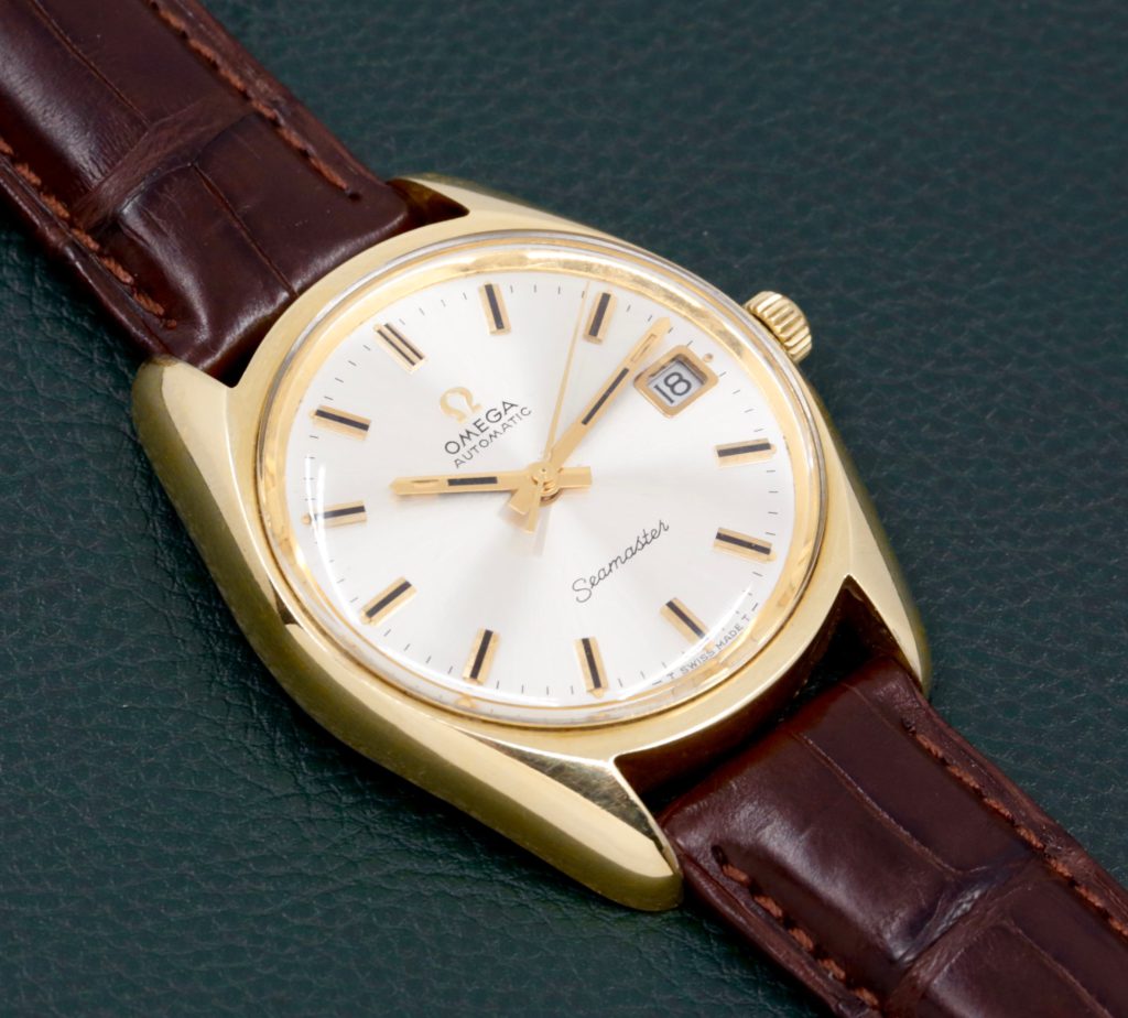 Omega Seamaster Automatic with Date, Gold Capped Case, Silver Index ...