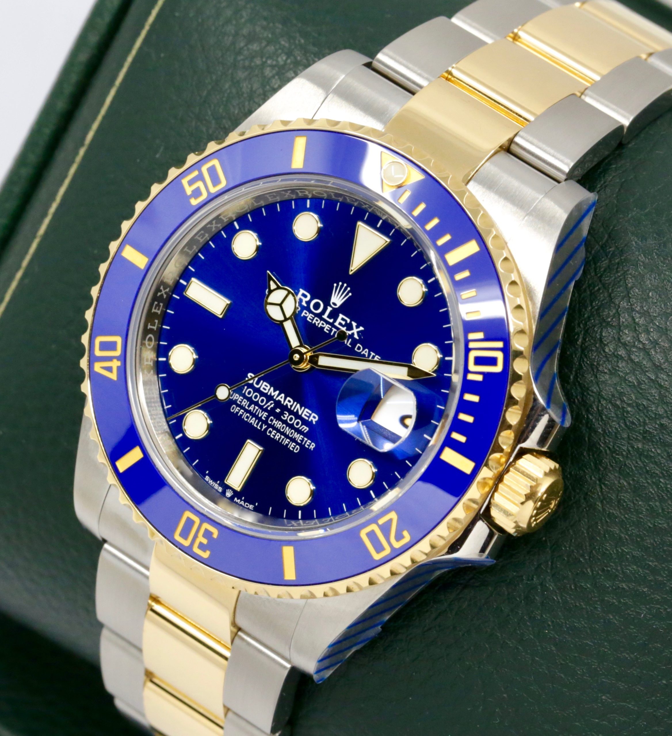 Rolex Submariner Date "Bluesy", 41mm, in Stainless Steel & 18ct Yellow ...