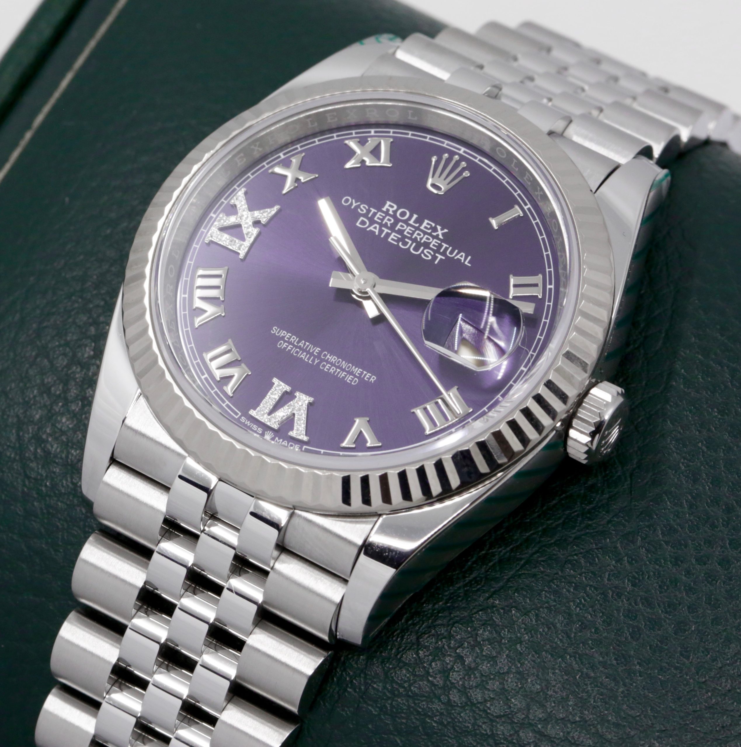Rolex Oyster Perpetual Datejust 36 in Stainless Steel,18ct White Gold ...