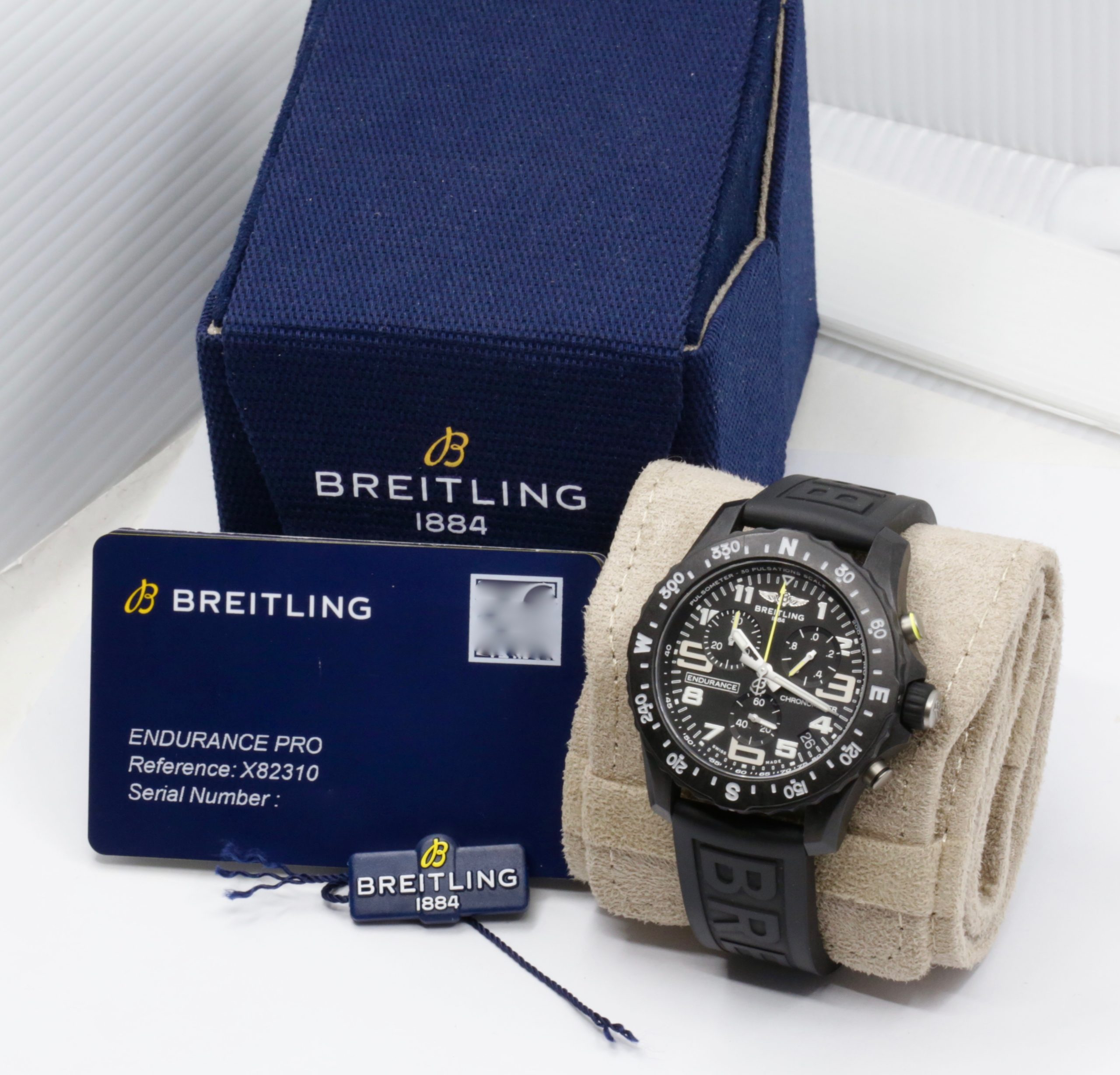 Breitling Endurance Chronograph Pro 44 in a Brightlight case Black Arab ...