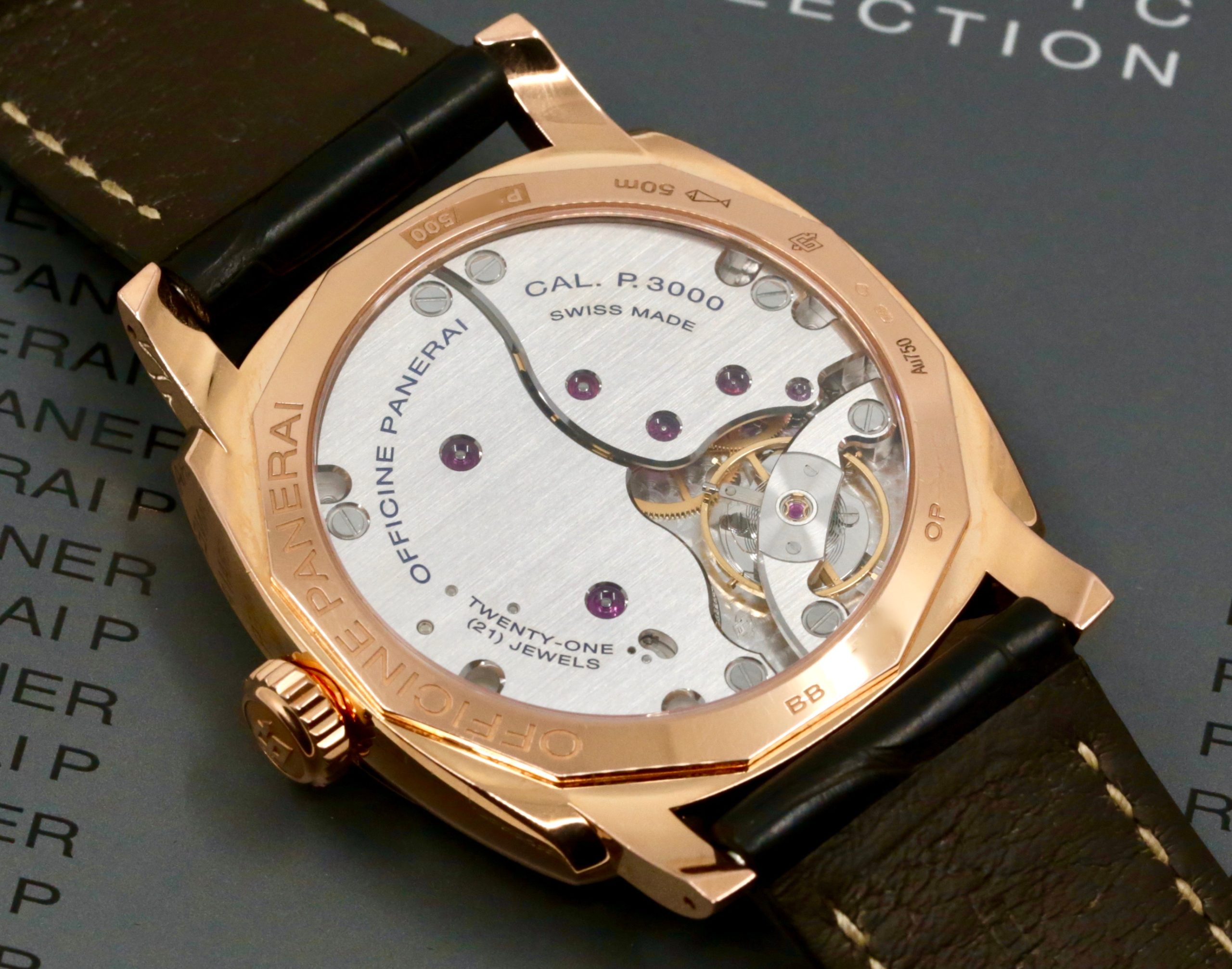 The Panerai Radiomir 1940 3 Days Oro Rosso, 47mm, Limited to 500 pieces ...