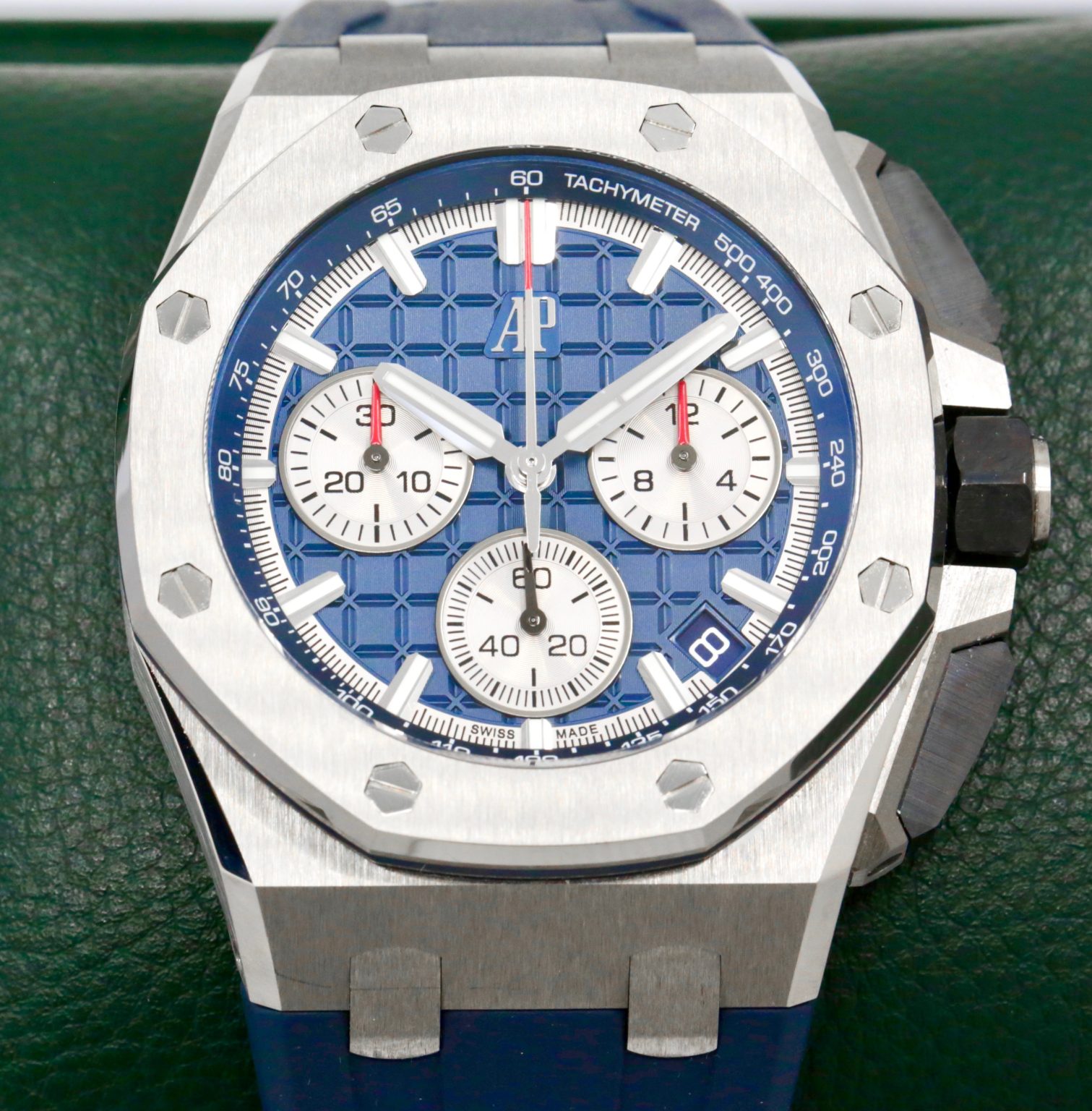 Audemars Piguet Royal Oak Off-Shore Chronograph, Titanium Case, Blue ...