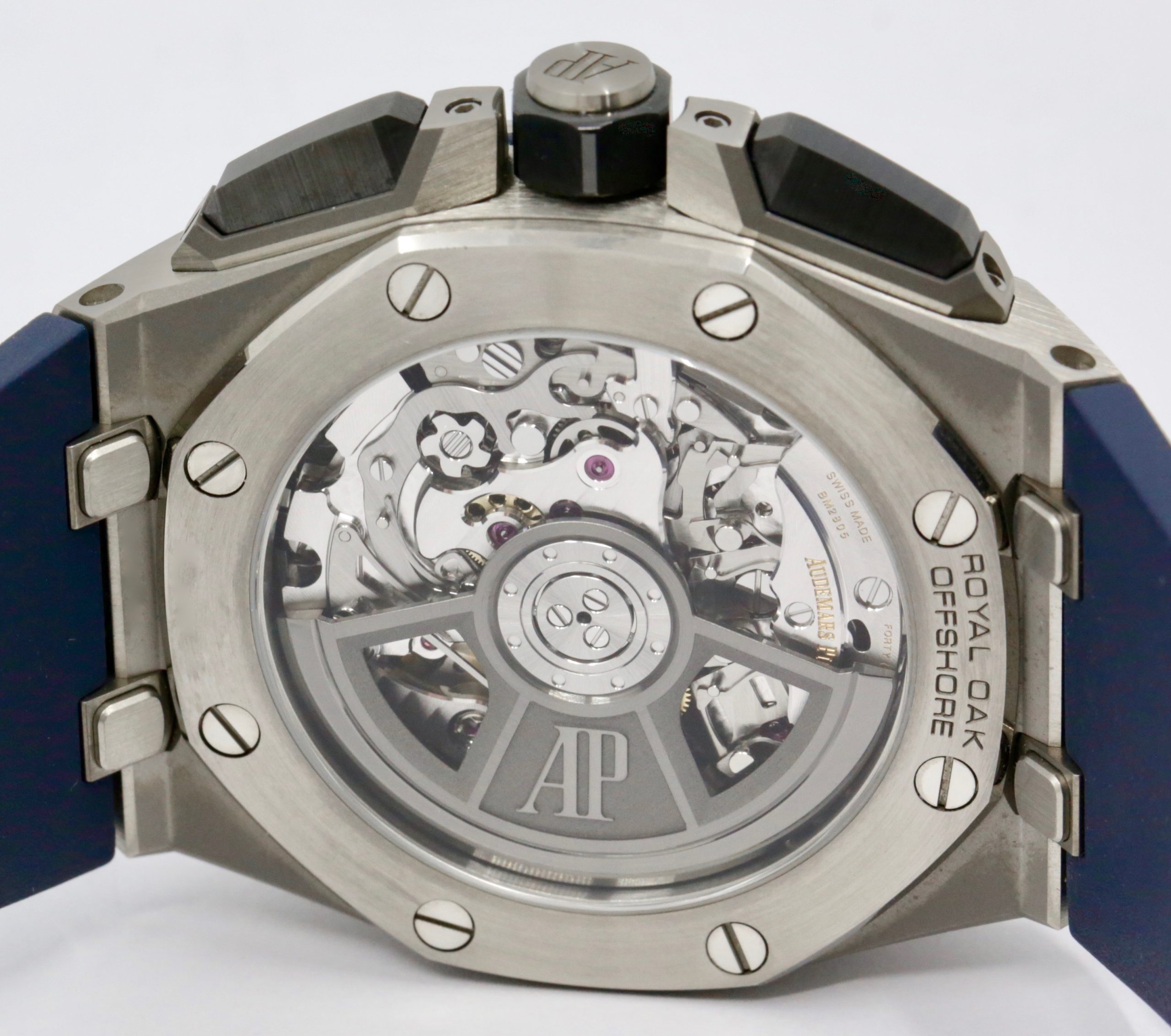 Audemars Piguet Royal Oak Off-Shore Chronograph, Titanium Case, Blue ...
