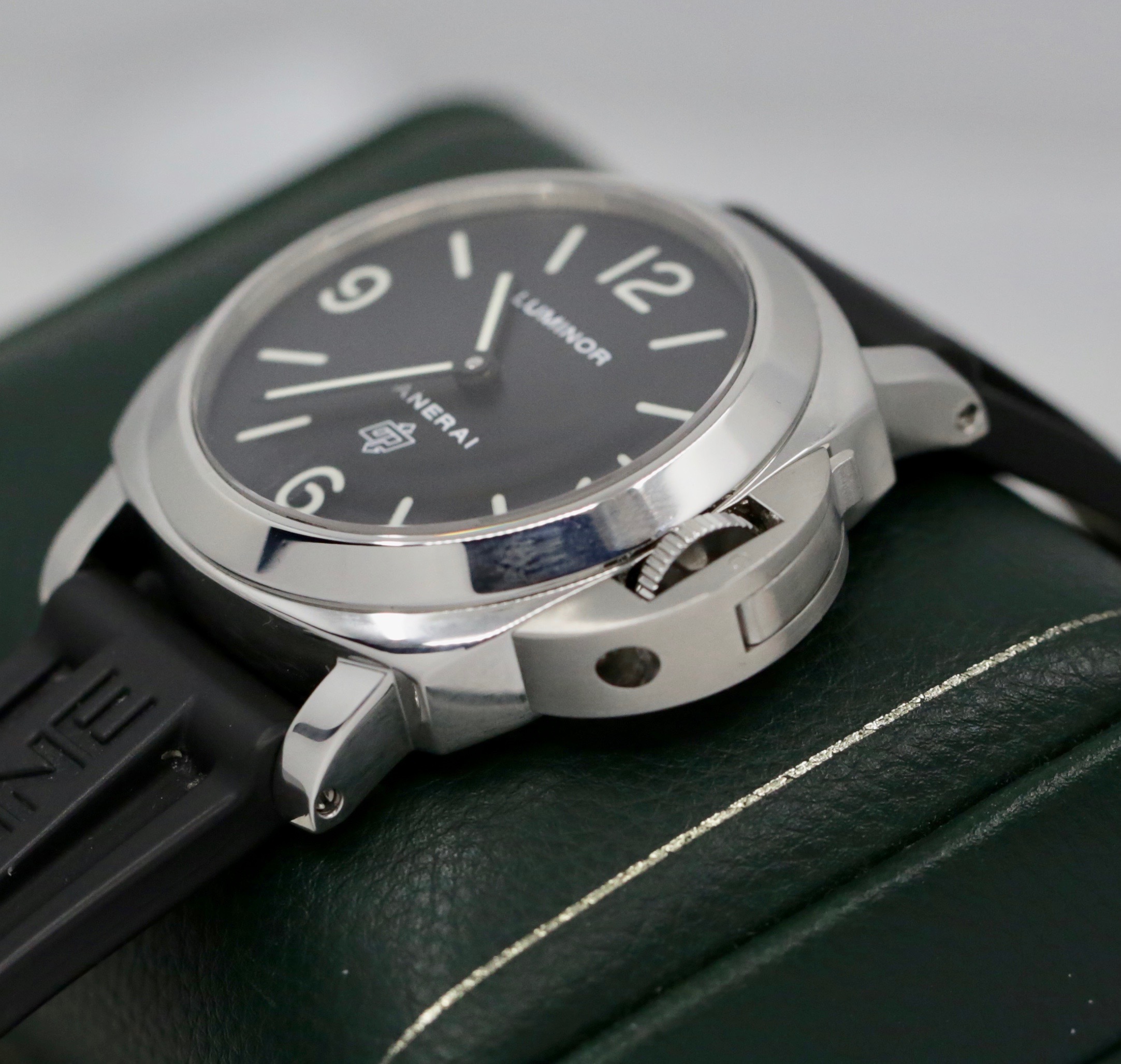 Panerai Luminor Base Logo, 44mm Stainless Steel Case, Black Index ...