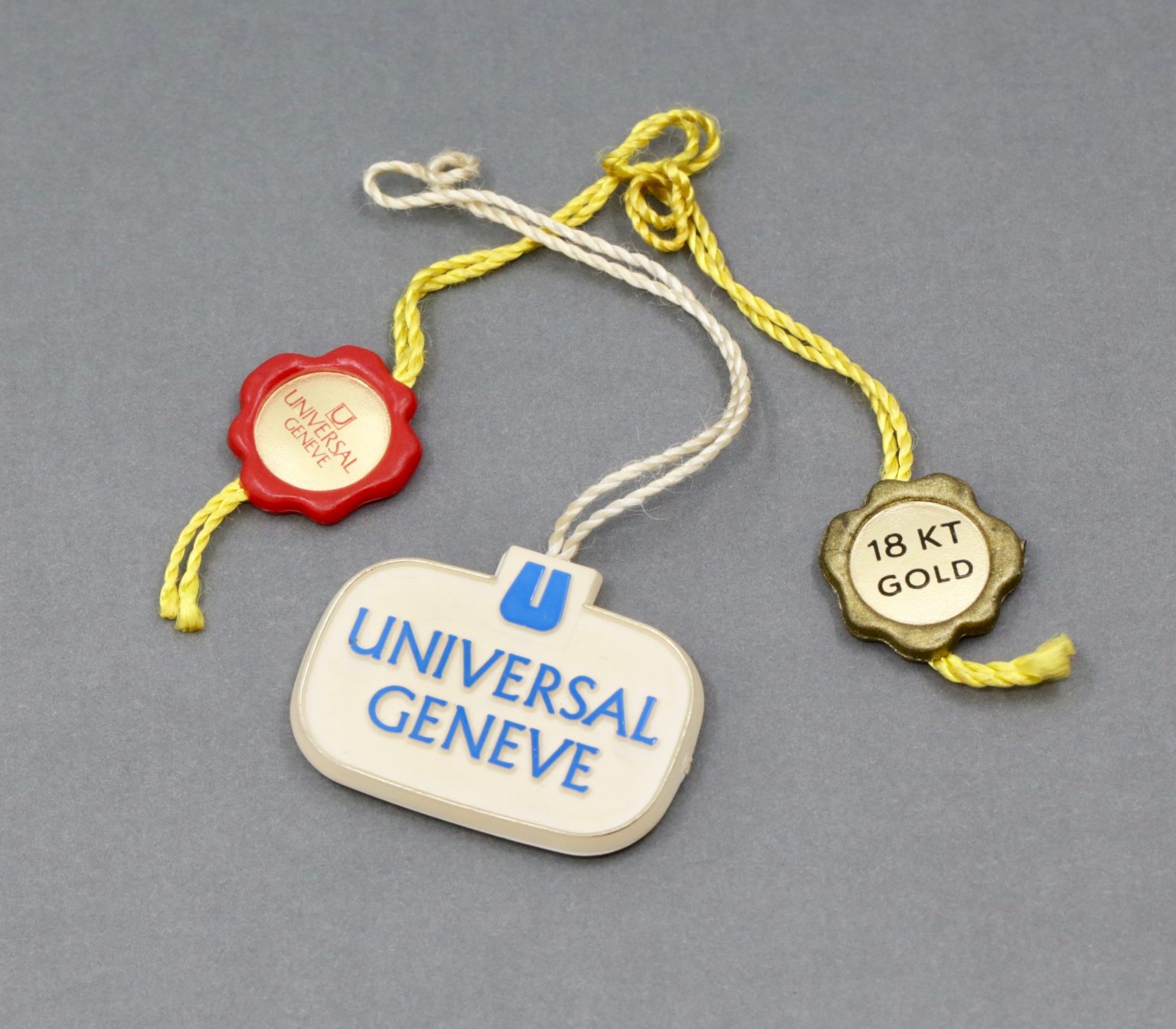Universal Geneve 18k 0.750 yellow gold dress watch, manual winding ...