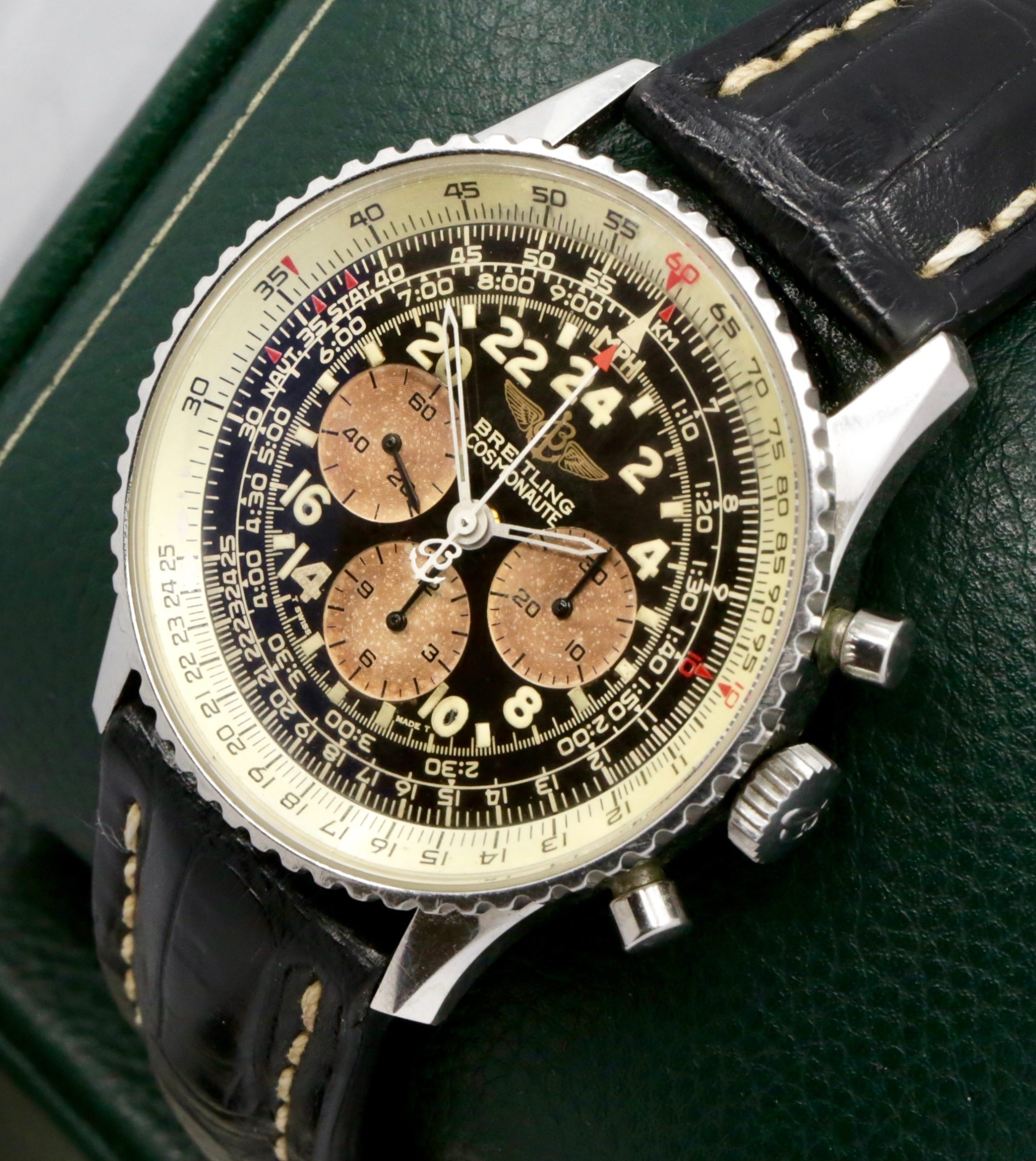 Breitling Navitimer Cosmonaute 24HR in stainless steel, slide rule ...