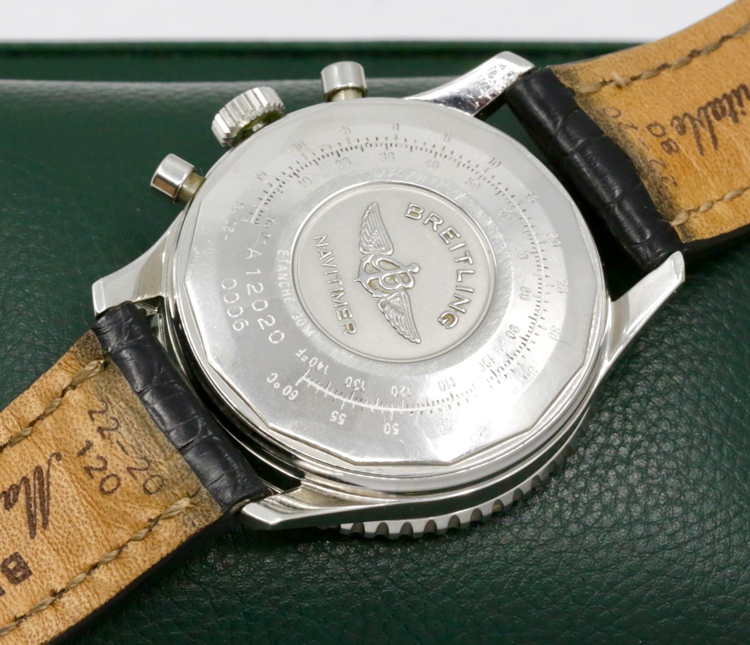 Breitling Navitimer Cosmonaute 24HR in stainless steel, slide rule ...