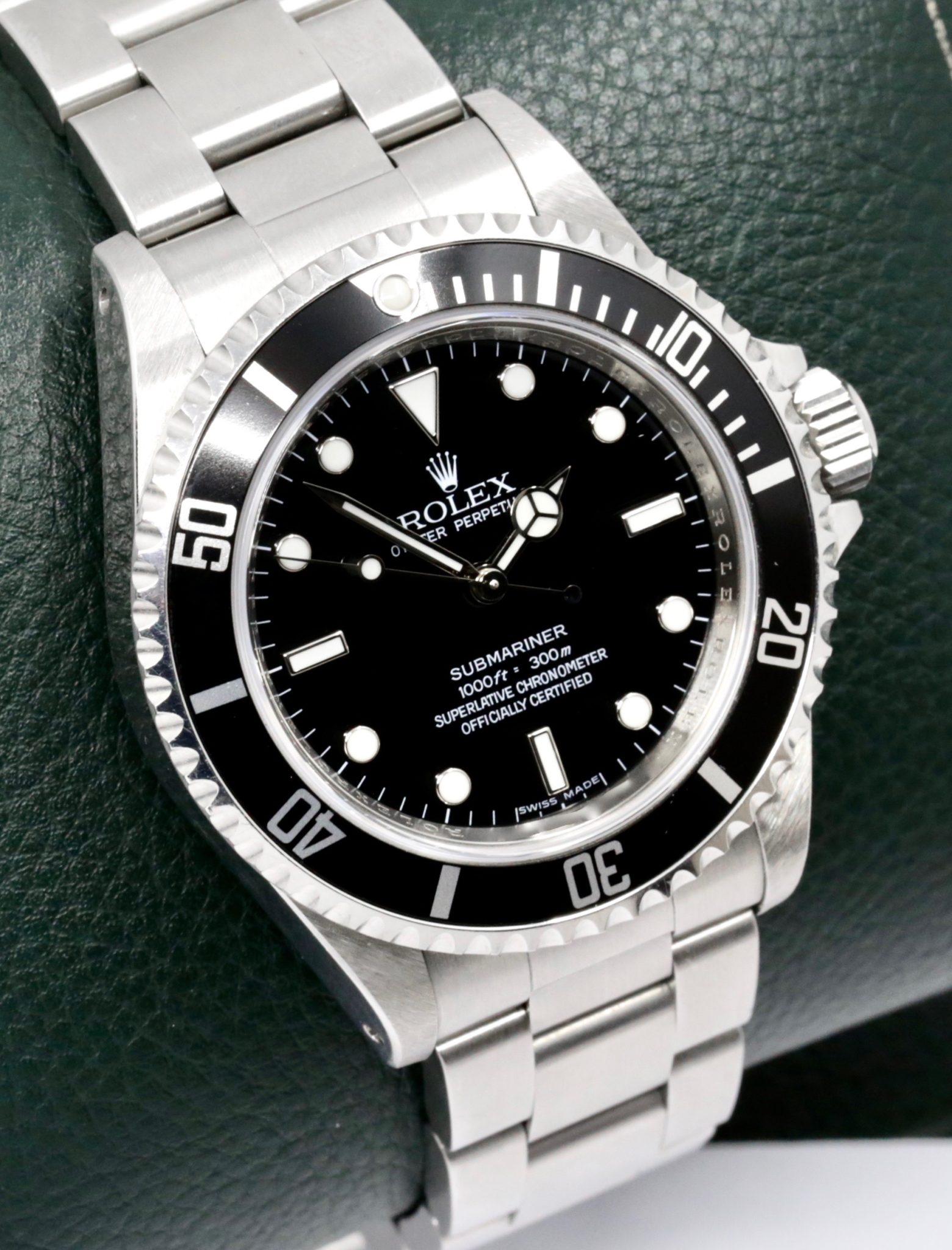 Rolex Submariner Non-Date, 40mm, Stainless Steel, Black Index Dial ...