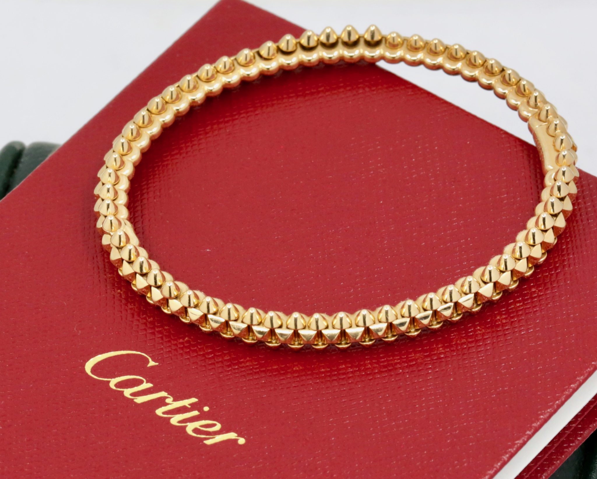 Cartier - Clash de Cartier Bangle, Small Model, Size 16, in 18ct Yellow ...