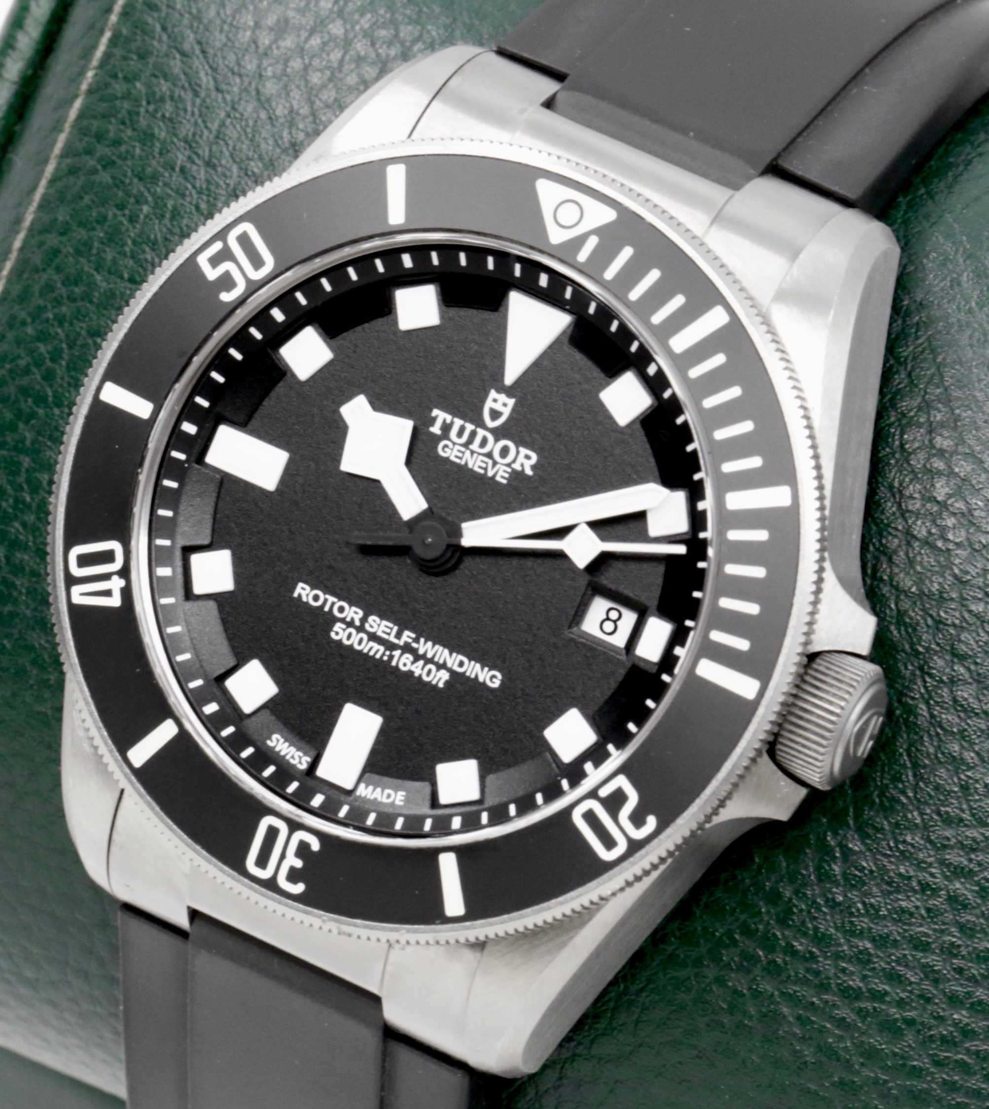 Tudor Pelagos, 42mm, Titanium Case, Matte Black Index Dial, on Tudor ...