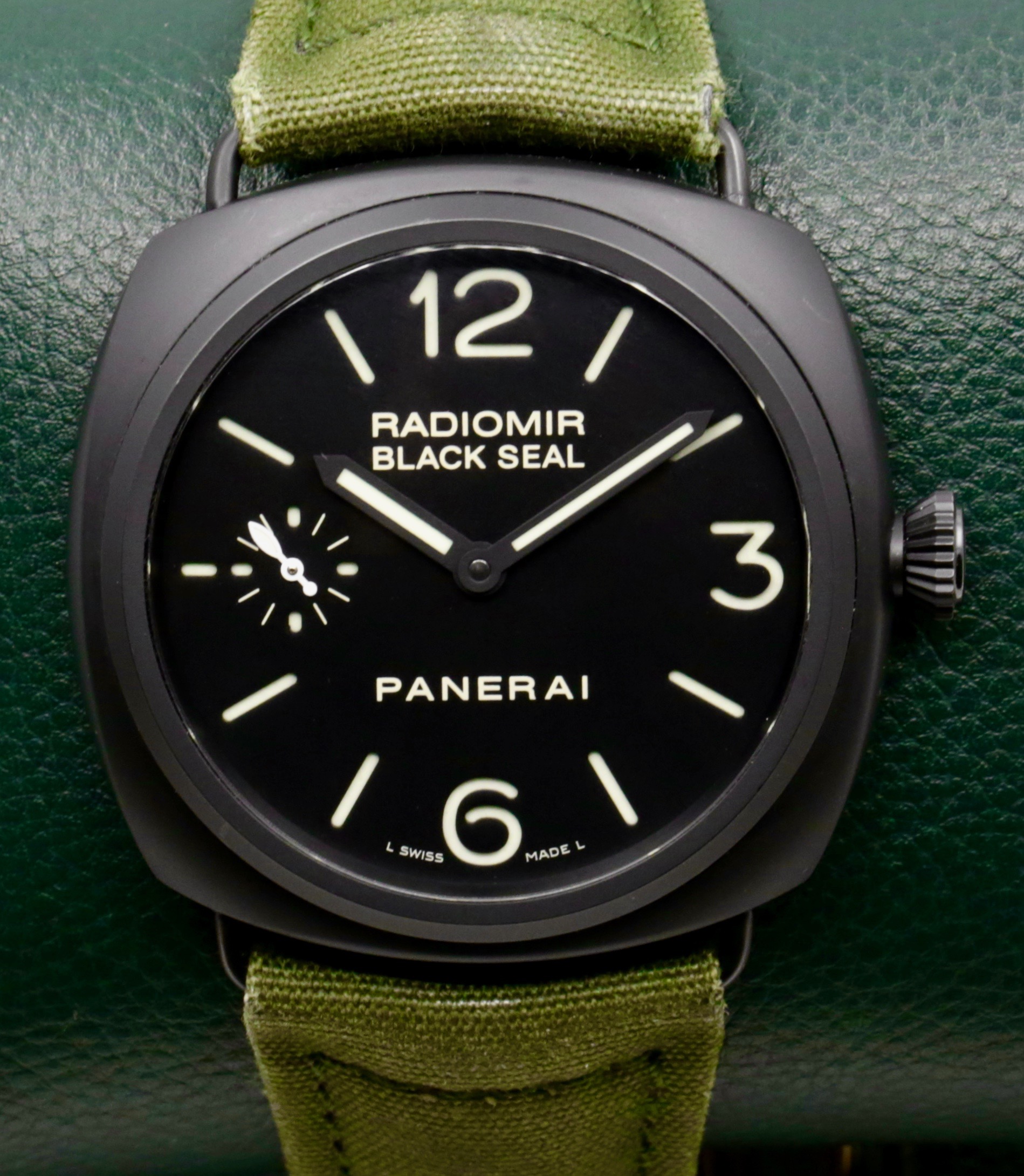 Panerai Radiomir Black Seal Ceramic, 45mm, Black Index & Arab Dial with ...